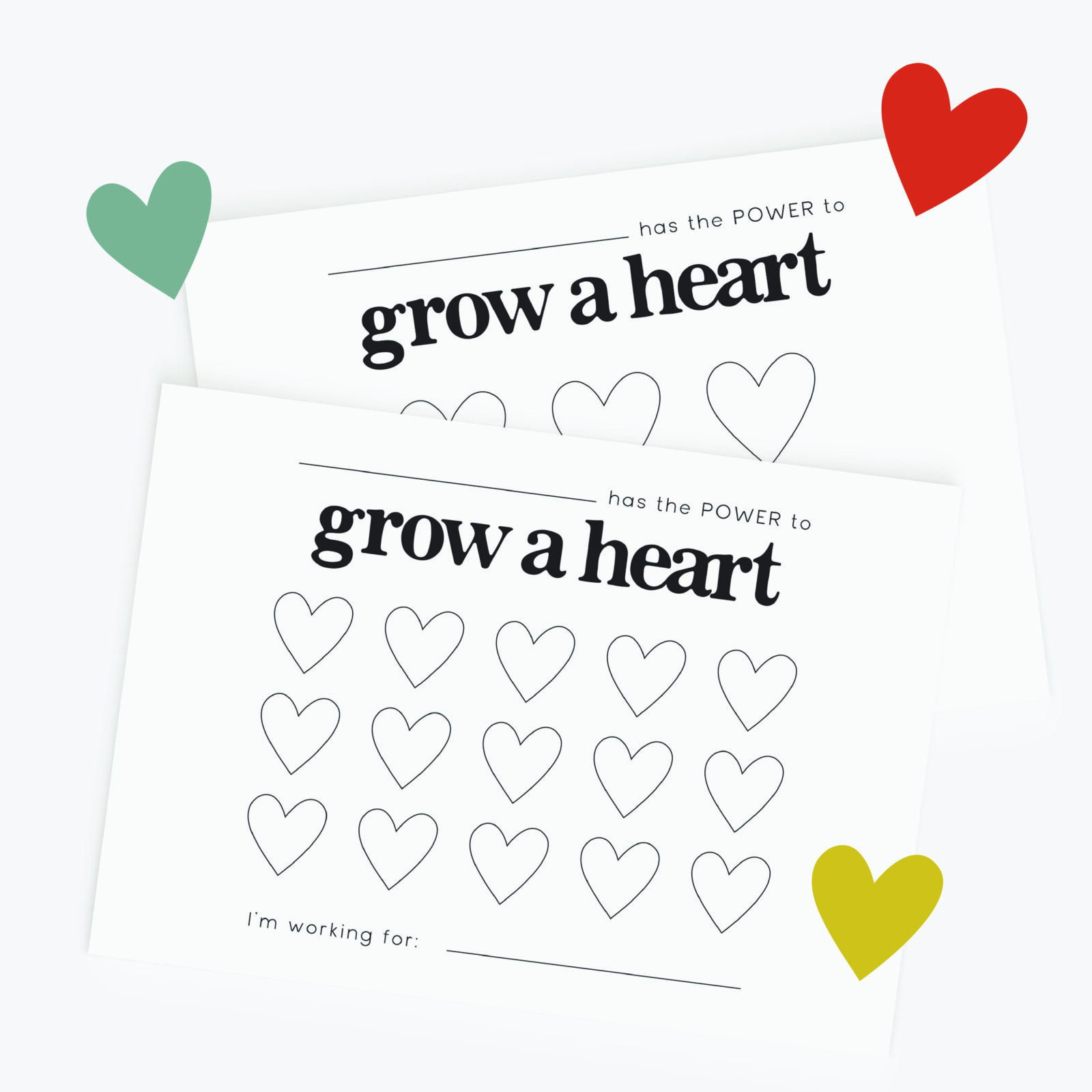 Grow a Heart – Positive Reinforcement | mudandmagnoliasprouts.com